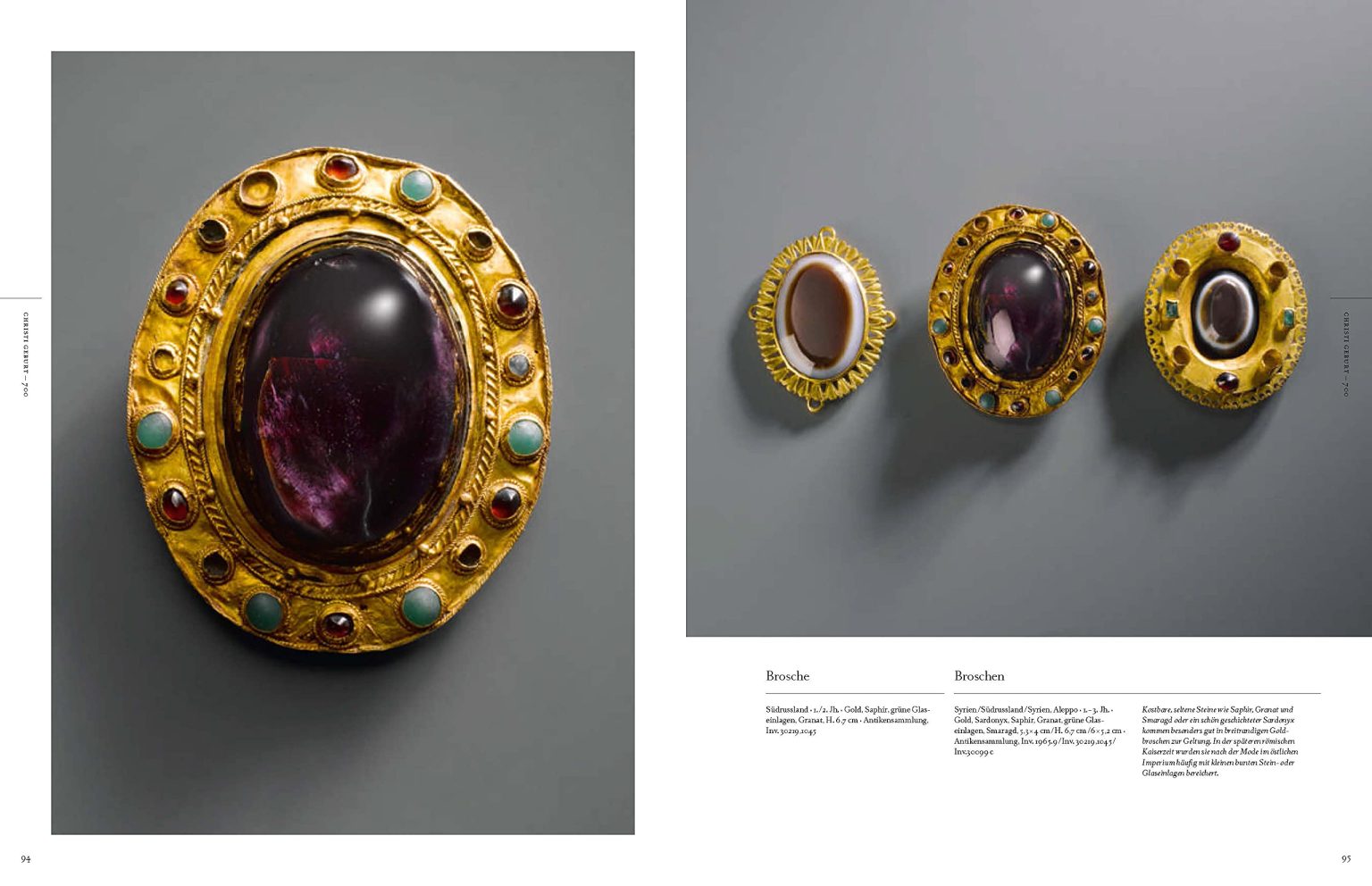 Brooches Roman era – an overview – Colors and Stones