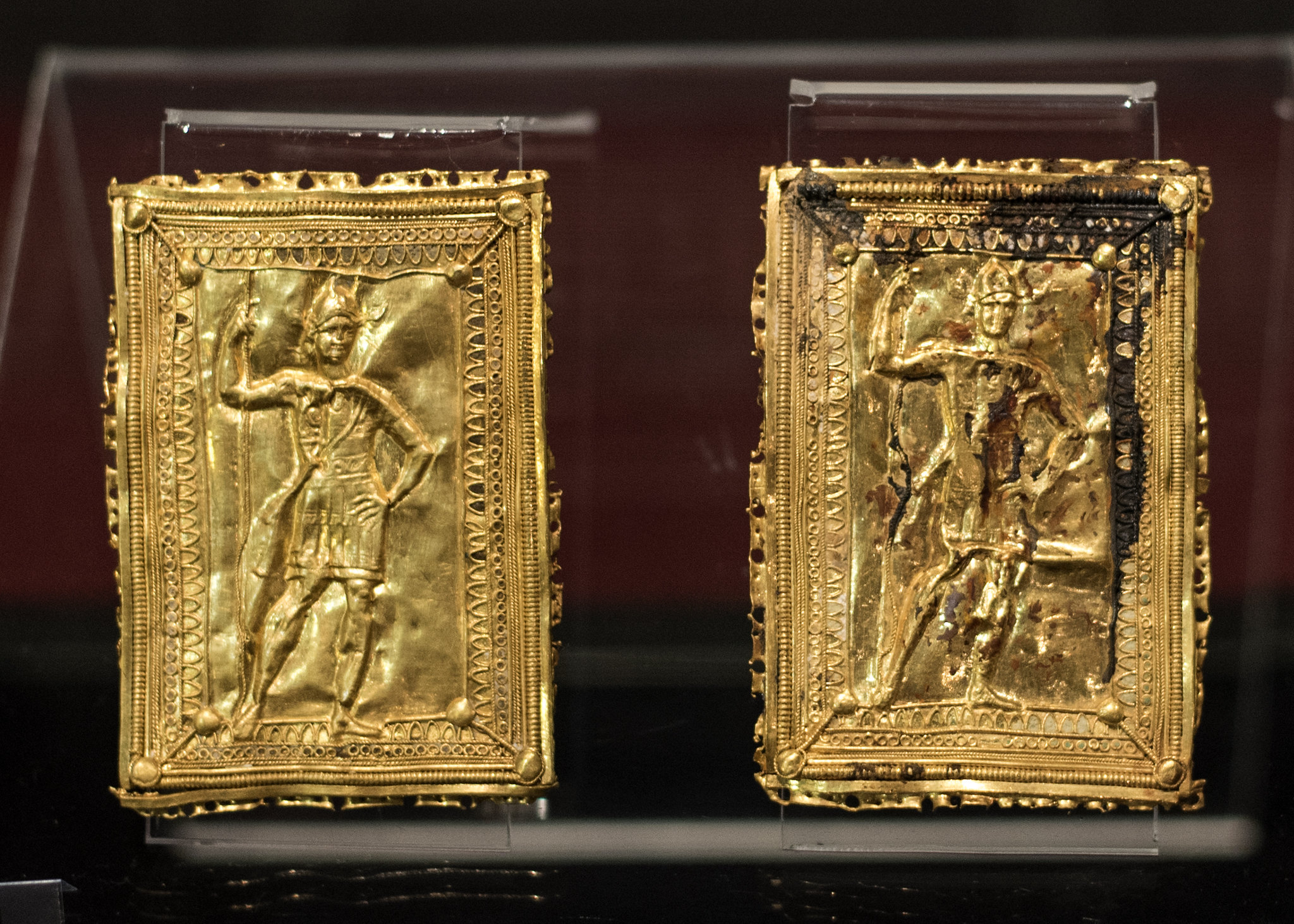 Rectangular plaques with the image of the goddess – Colors and Stones