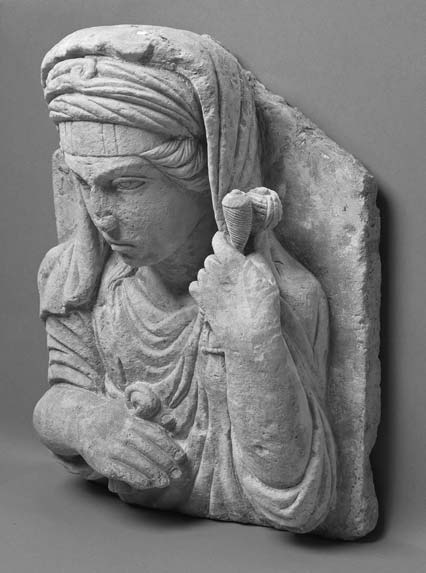 Palmyra, funerary relief of a woman, 2nd century [KHM Wien] [d/b ...