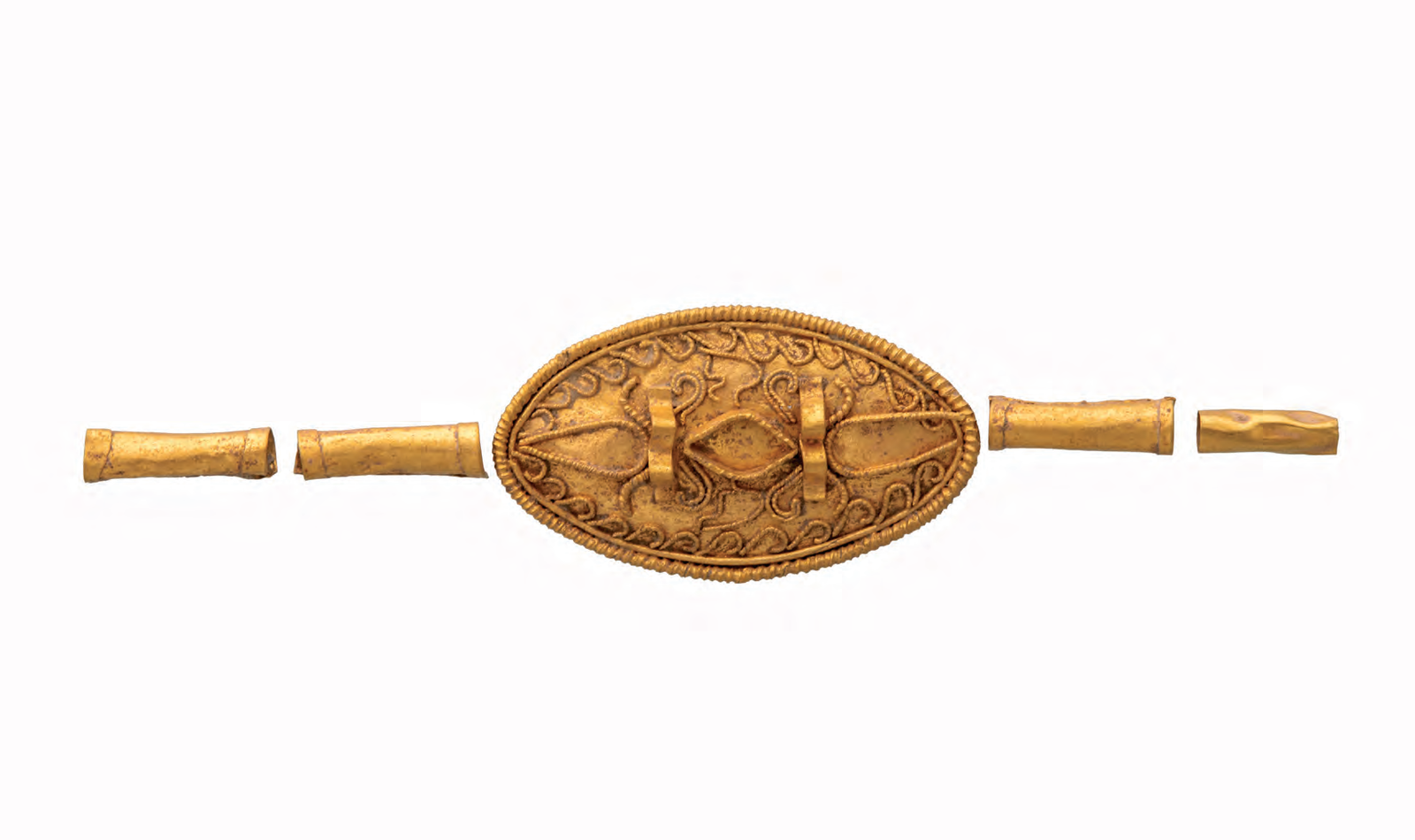 Gold clasp [agrafa], 3rd-2nd century BCE, Mesambria, Bulgaria [d/b ...